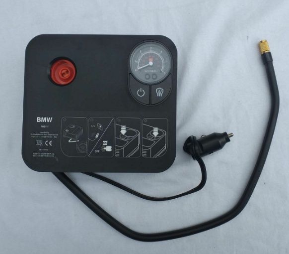 Compresor auto umflat roti+solutie kit pana originale BMW produs NOU ...