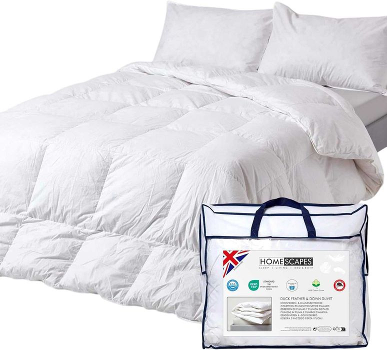 Pilota iarna calduroasa, puf de rata 85%, alba Cluj-Napoca • OLX.ro