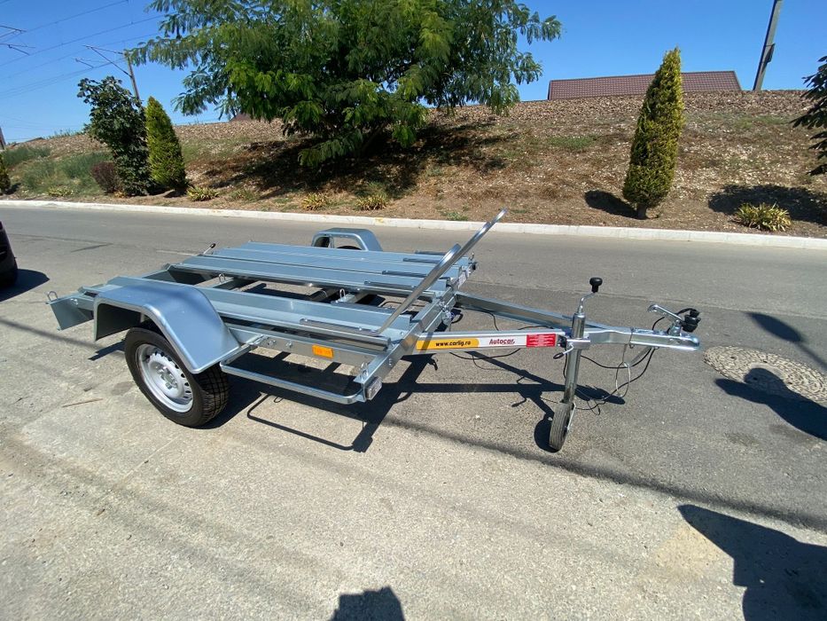 Remorca 3 posturi pt transport motocicleta, scutere,atv Valu lui Traian ...