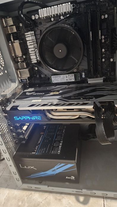 R5 5500/a320m pro4-f/rx 580 8gb/16gb ram 3200/m2 256gb/750w +Подарък! гр. София Гоце Делчев • OLX.bg