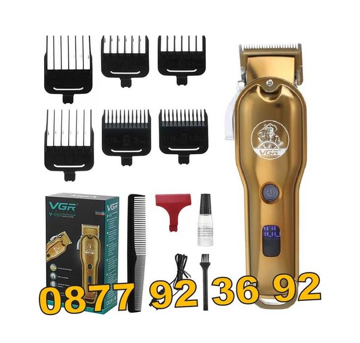 + ДИСПЛЕЙ БЕЗЖИЧНА машинка за подстригване, тример, модел: V-650, VGR гр. Димитровград • OLX.bg