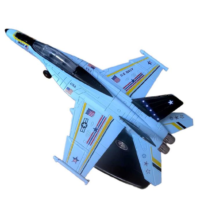 Macheta avion metalica Boeing F/A-18 Super Hornet scara 1:72 23cm ...