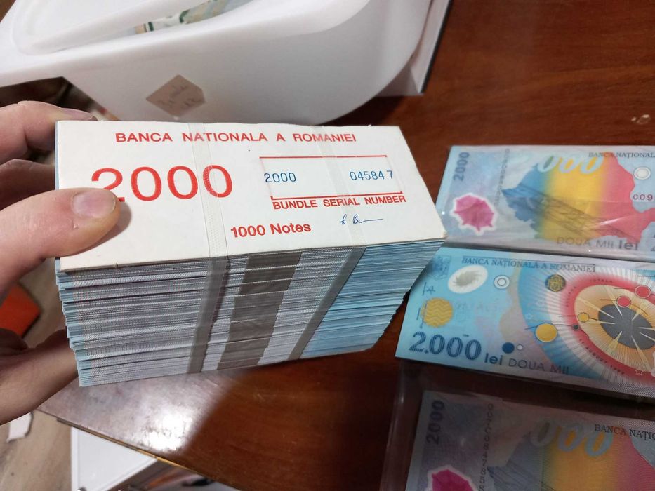 RARITATEEE-Calup cu 1000 de bancnote ECLIPSA ! seria 001A ! Bucuresti Sectorul 3 • OLX.ro