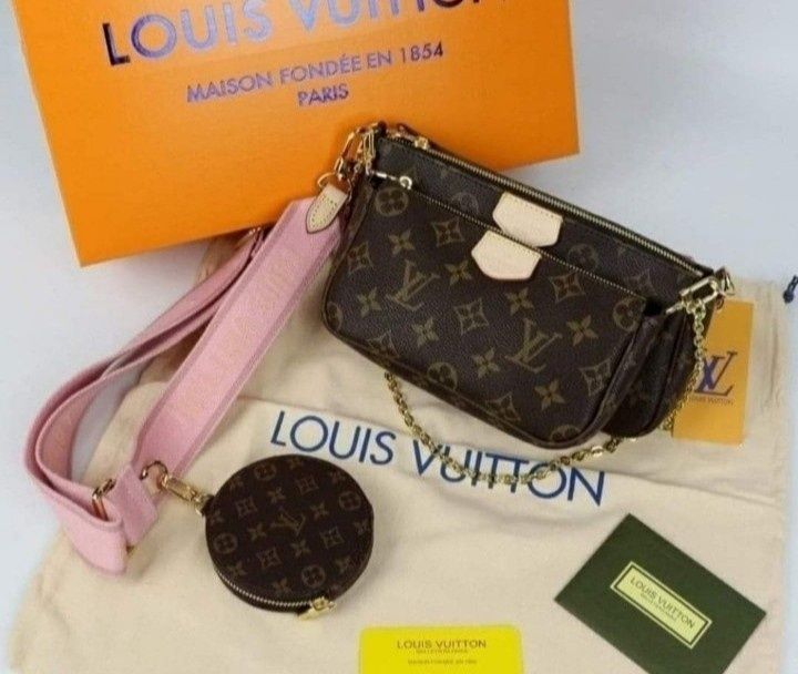 Geanta 3 în 1 Louis Vuitton, super model, saculet, eticheta Slanic • OLX.ro