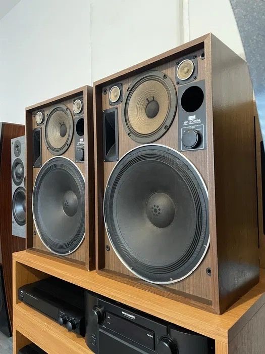 (Schimb) Sansui SP-5000A Boxe Difuzoare Incinte Acustice Vintage 15 ...