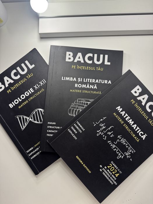 Culegere de bac anatomie,romana,matematica Turda • OLX.ro