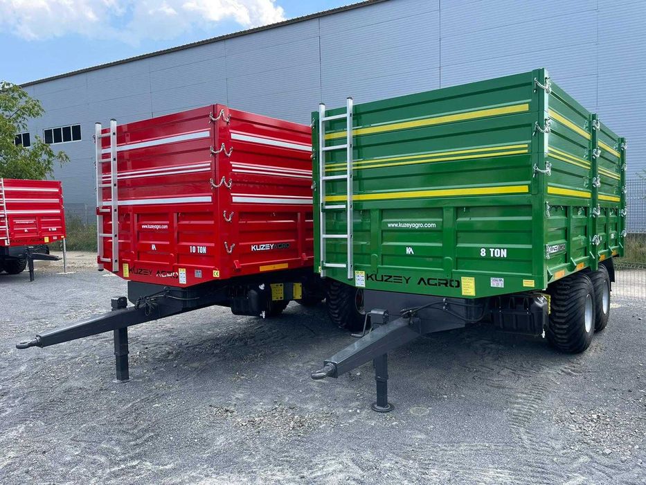 Remorca agricola - Remorca pentru cereale 8 - 10 tone TANDEM Gilau • OLX.ro