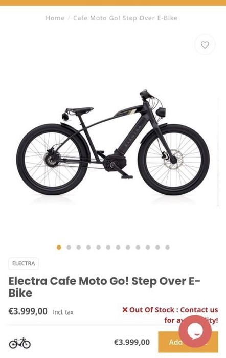 Bicicleta electrica electra cafe moto go step over editie limitata Iasi ...