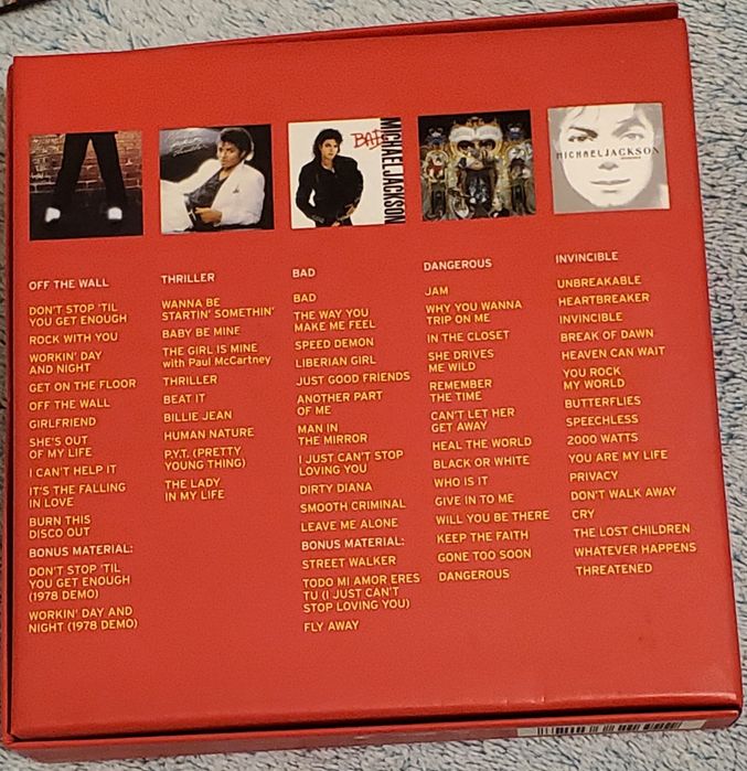 Michael JacksonThe Collection (2009 CD Box Set) 5 albums Bucuresti ...