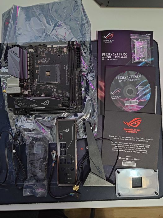 Placa de baza ASUS ROG STRIX B450-I GAMING, Socket AM4, Mini-ITX/mITX ...