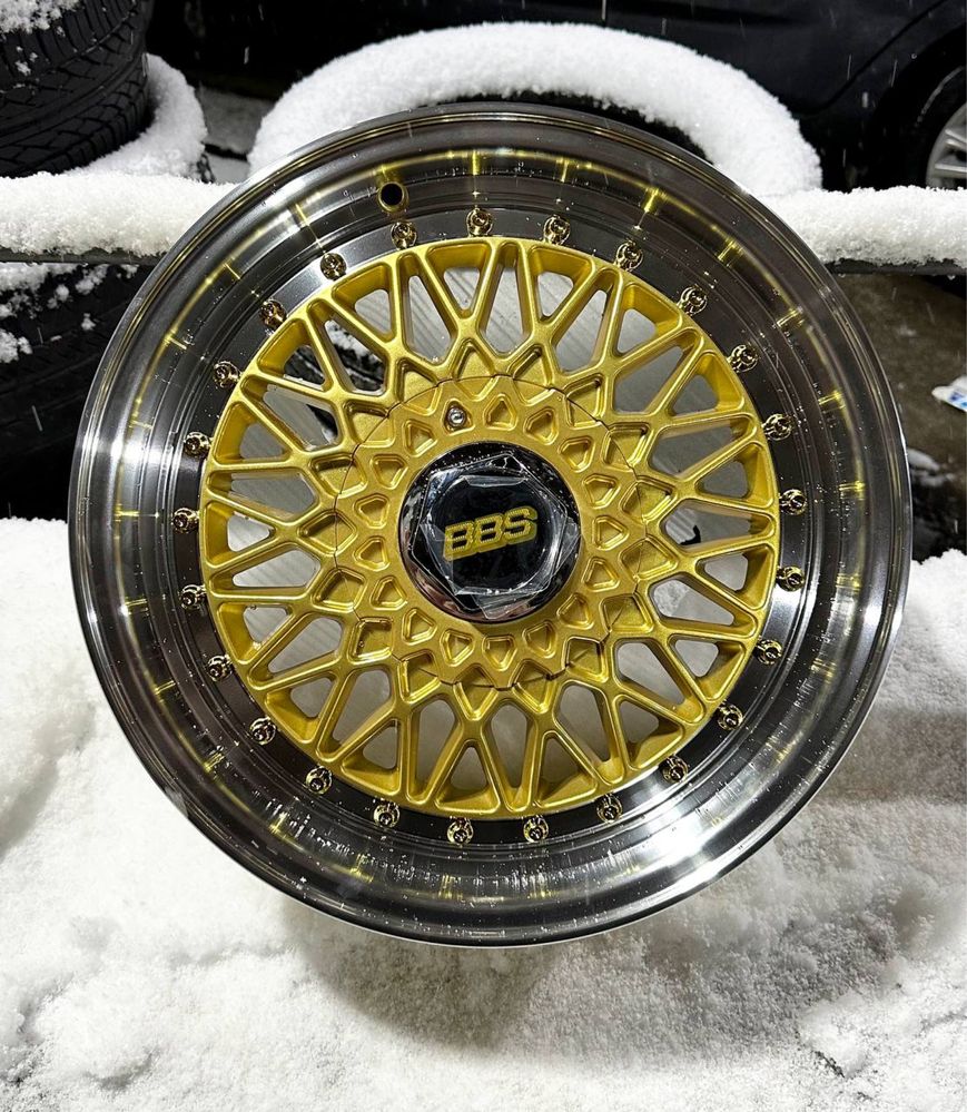 Yengi BBS R15 4/100 4/114 Gold rangi zor kachistva: 255 у.е. - Диски ...