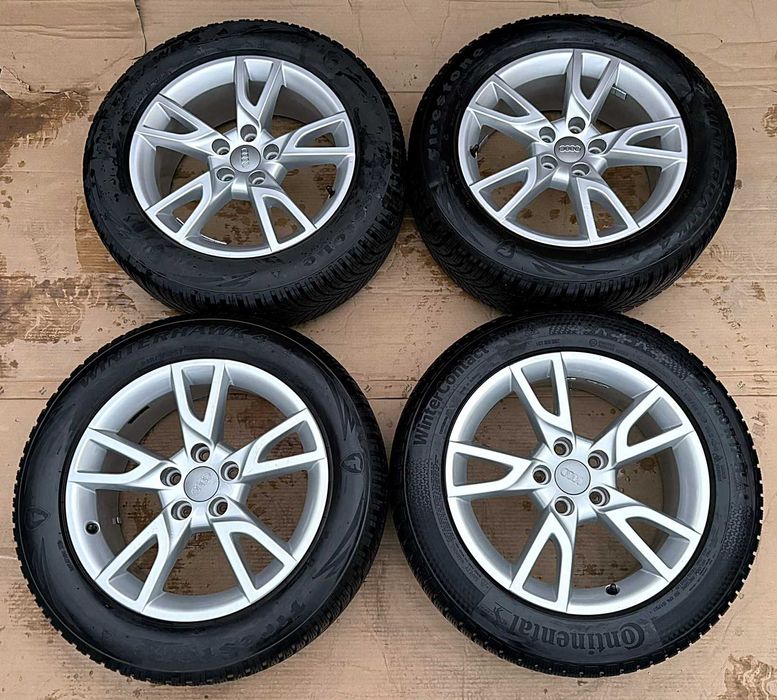 Set roti cu jante orig AUDI Q3 / VW TIGUAN cu 215 60 17 IARNA DOT 2022 ...