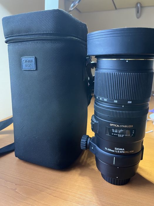 SIGMA 70-200mm varianta cu optical stabilizer montura Nikon Fagaras ...