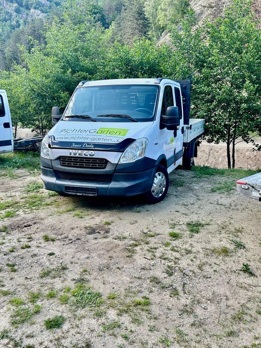 Iveco daily 7 locuri și marfa 2013 6+1 trepte 35 S 13 bena3,40m Tutulesti • OLX.ro