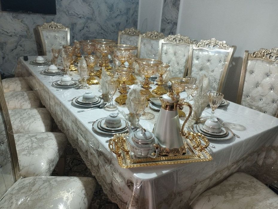 12 kishilik stol stul: 5 000 000 сум - Мебель для гостиной Ташкент на Olx