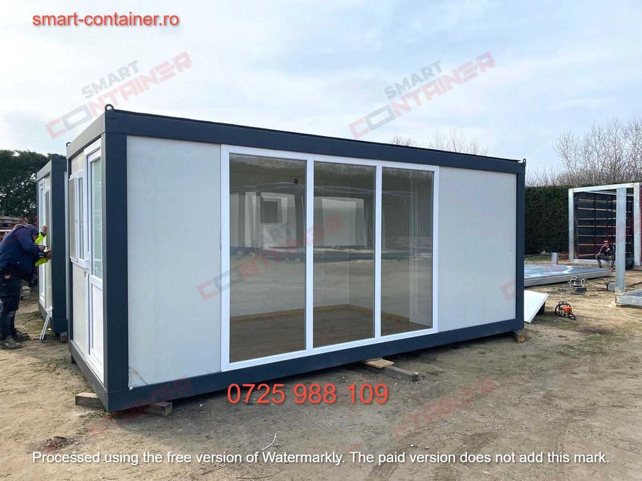 Container birou sanitar vestiar modular casa containere Bucuresti ...