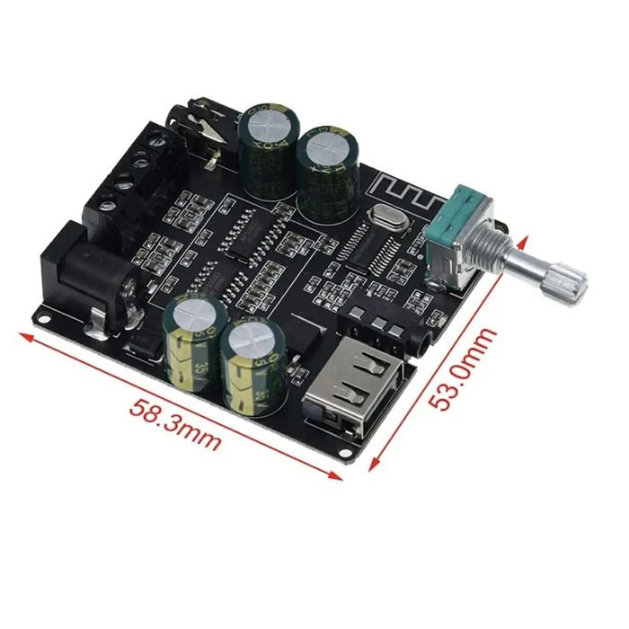 Kit modul amplificator audio Hi-Fi stereo cu Bluetooth 2 x 100W RMS ...