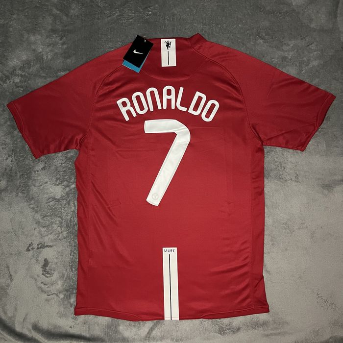 Nike Manchester United Ronaldo #7 Champions League Kit Red Size L ...