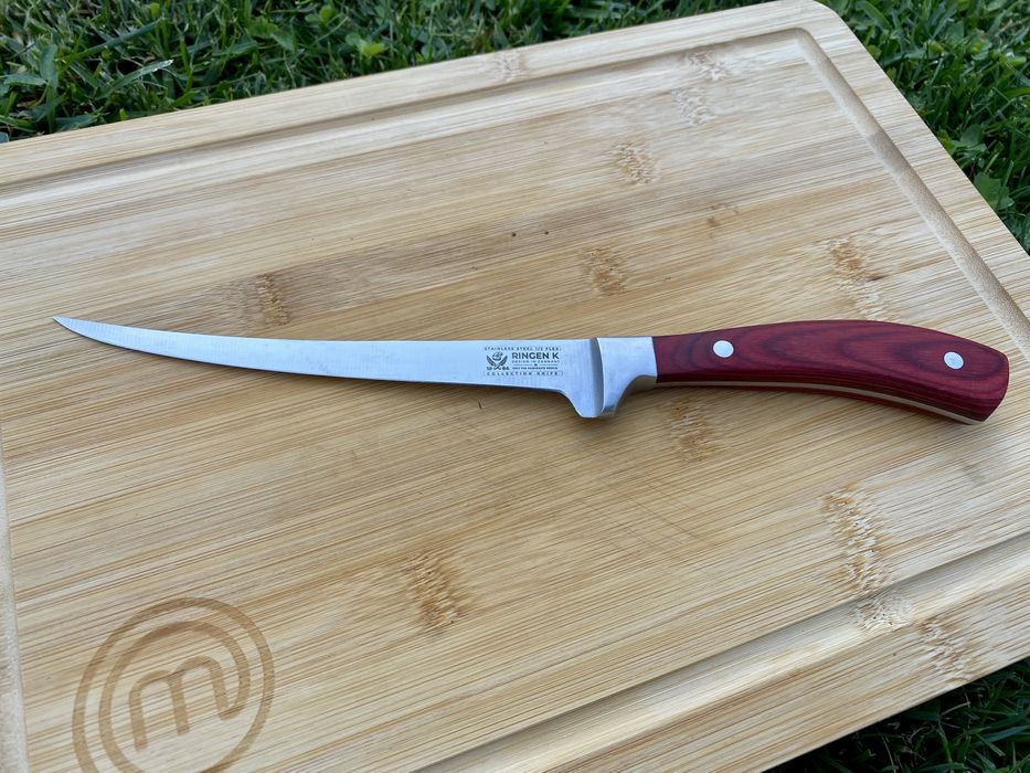 Cutit profesional filetat, transat 31Cm Dobreni • OLX.ro