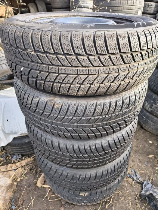 Roti de iarna Dacia Duster, jante tabla cu anvelope 215.65.r16 Ramnicu ...