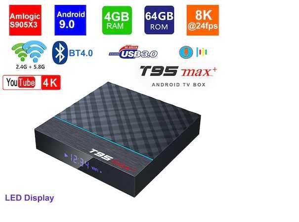 Android box/ T95 max plus /Amlogic S905X3/4GB/64GB/SlimBOX Firmware гр ...
