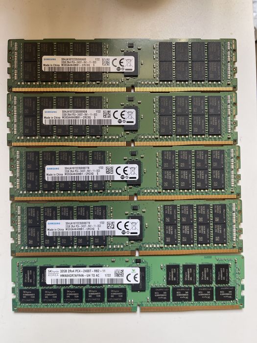 32GB 2Rx4 PC4-2400T DDR4 ECC - Samsung , Hynix гр. София Младост 1А • OLX.bg
