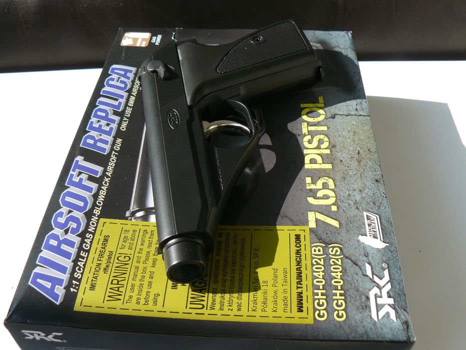 Pistol Airsoft MAUSER HSC,Mod 7.65,SRC,Nou,Green Gas,NBB,Black,0,7J ...