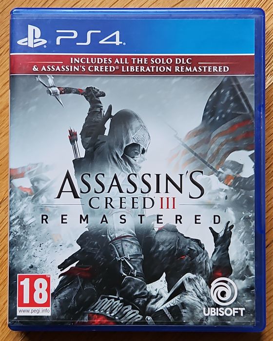 Assassin's Creed III Remastered PS4 Playstation 4 Плейстейшън 5 PS5 AC ...