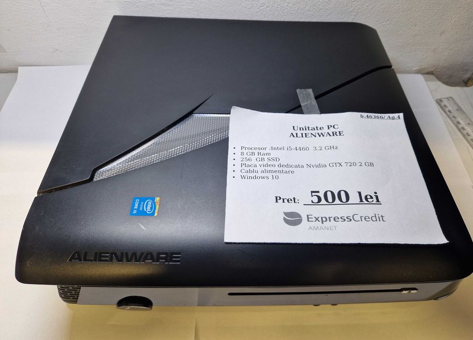 (AG4 Dacia) Unitate PC Alienware Iasi • OLX.ro