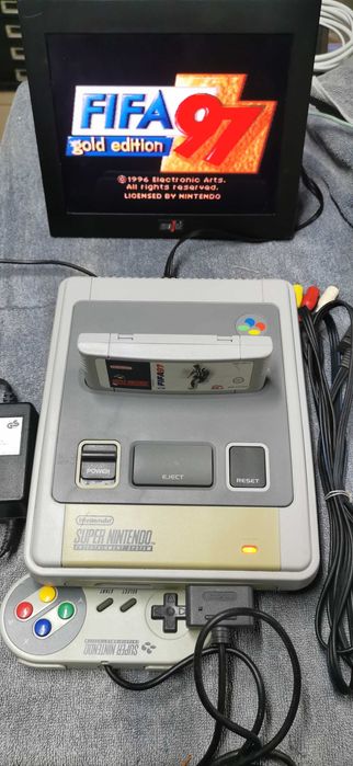 Consola originala Super Nintendo SNES + 1 Joc Focsani • OLX.ro