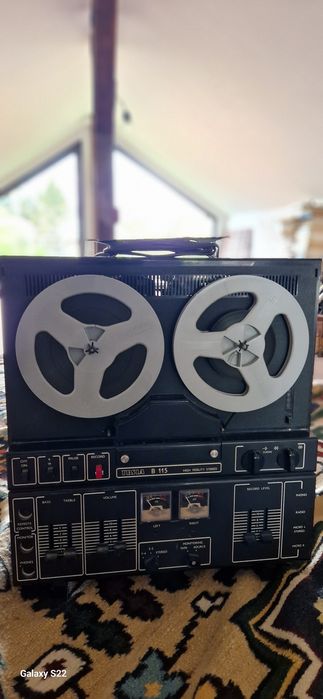 Magnetofon tesla b115 +boxe +pick-up Campina • OLX.ro