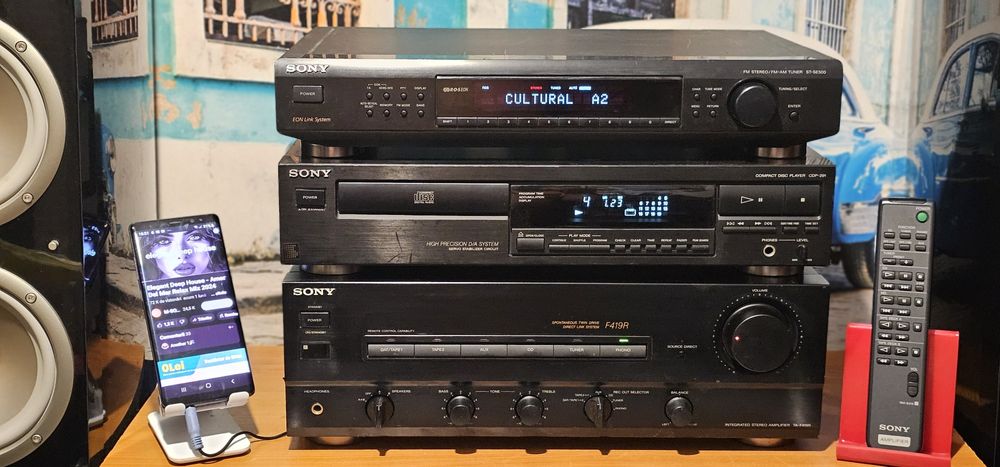 Linie audio Sony radio tuner cd player amplificator statie Bucuresti ...