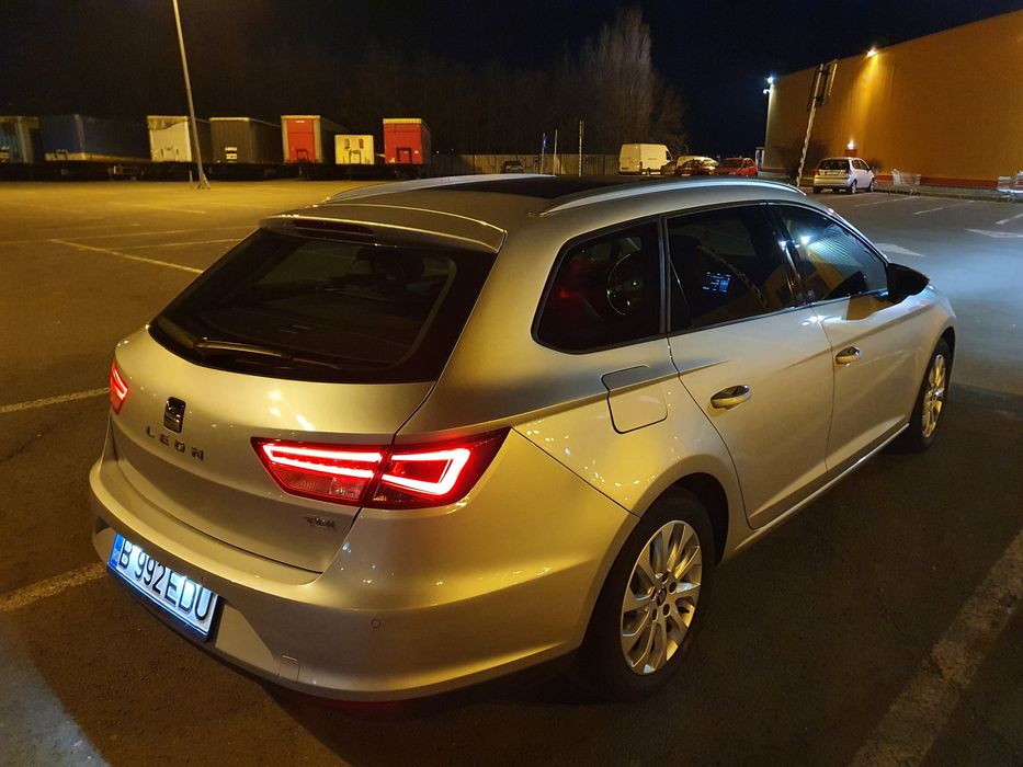 Seat Leon Full / Piele / Plafon panoramic / Full led Matrix Bucuresti ...