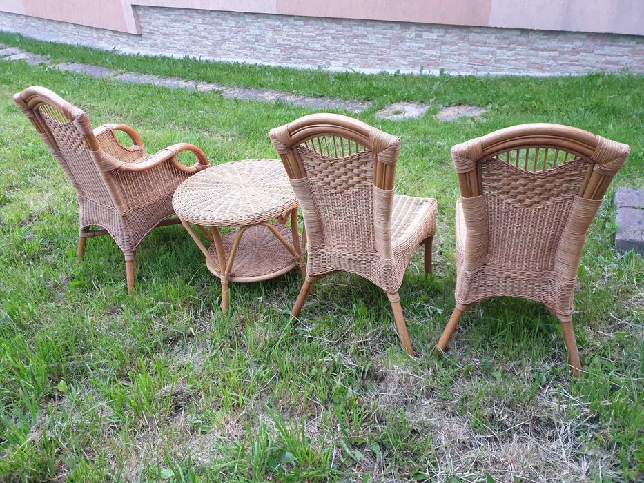 Set Ratan-scaune-fotoliu-masuta-Terasa-Filigorie Petrosani • OLX.ro