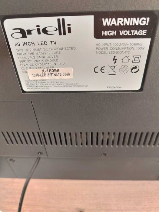 Телевизор Arielli 50 inc LED TV гр. Бургас Изгрев • OLX.bg