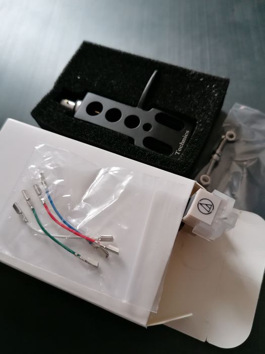 Headshell technics +doza și ac audio technica turntable pick up platan ...