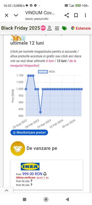 Covor Vindum(IKEA) 200/270 cm cu fir lung, foarte puțin folosit. Reghin ...