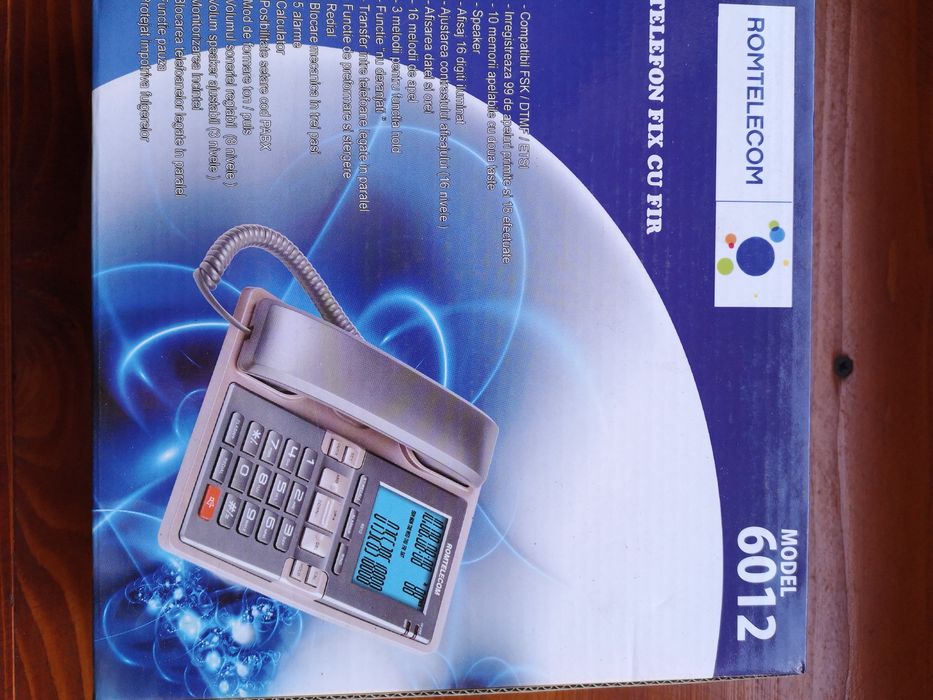 Telefon fix cu fir Romtelecom Model 6012 Caransebes • OLX.ro
