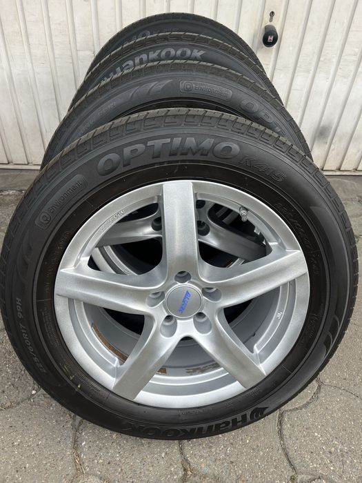 Jante aliaj 5x114.3mm, anvelope vara 225/60 R17, Nissan Mitsubishi ...