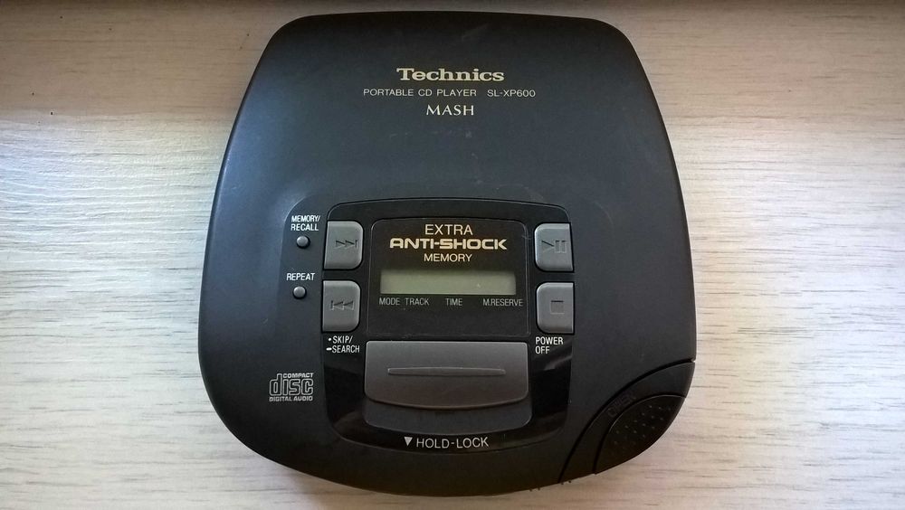 Technics SL-XP600 MASH CD Player discman model rar functional 100% ...