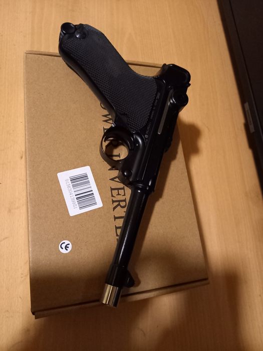 Pistol airsoft Luger P08 Teava Oțel Bistrita • OLX.ro