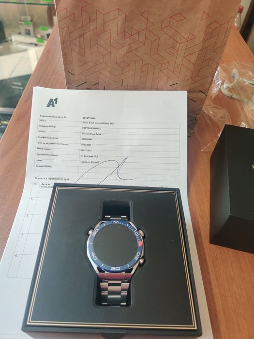 Смарт часовник HUAWEI WATCH ULTIMATE TITAN Titanium Strap гр. Варна ...