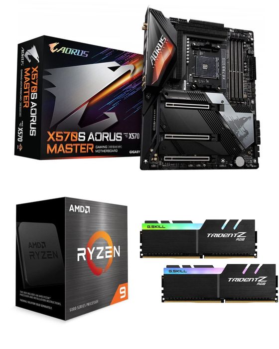 Kit ryzen 9 5950x, 64gb ram 3600mhz, Placa de baza Bucuresti Sectorul 6 ...