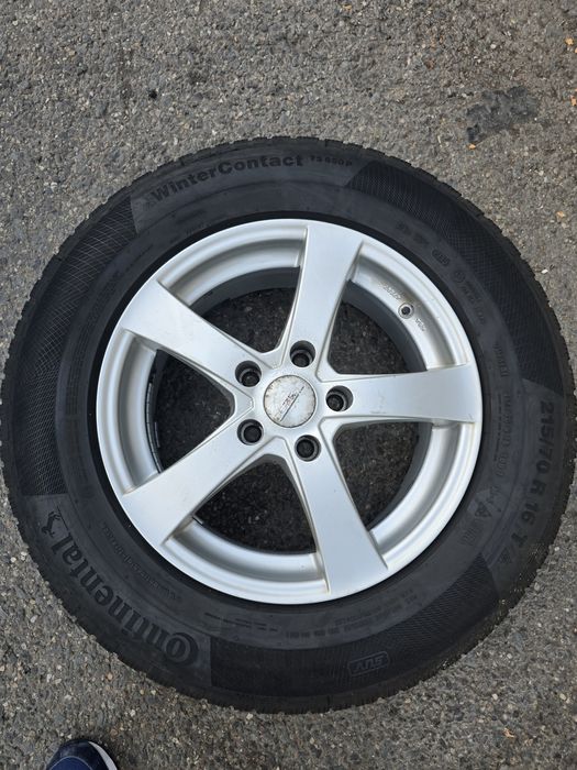 Jante aliaj Hyundai iX35/Kia/Duster/Qashqai 5×114,3 215/70/R16[M+S]7mm ...