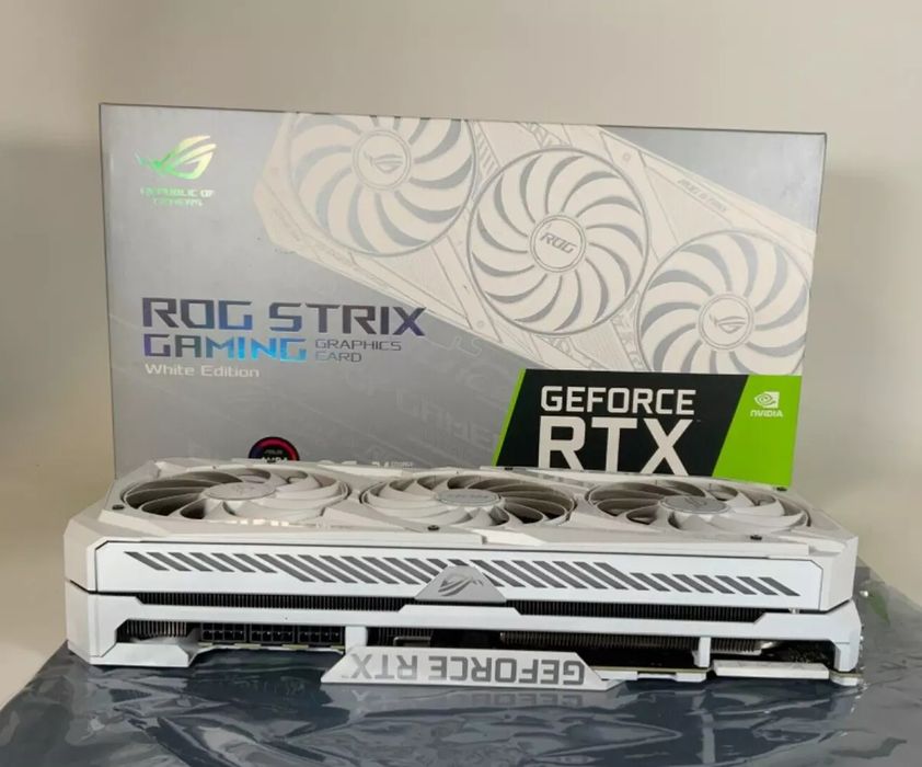 Asus rog strix rtx 3090 white edition с. Стожа • OLX.bg