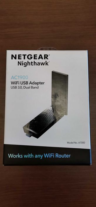 Мини WIFI USB адаптер Netgear Nighthawk AC1900, Dual-Band, USB 3.0 гр ...