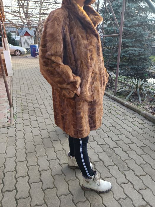 Haina damă blana naturala Unirea • OLX.ro