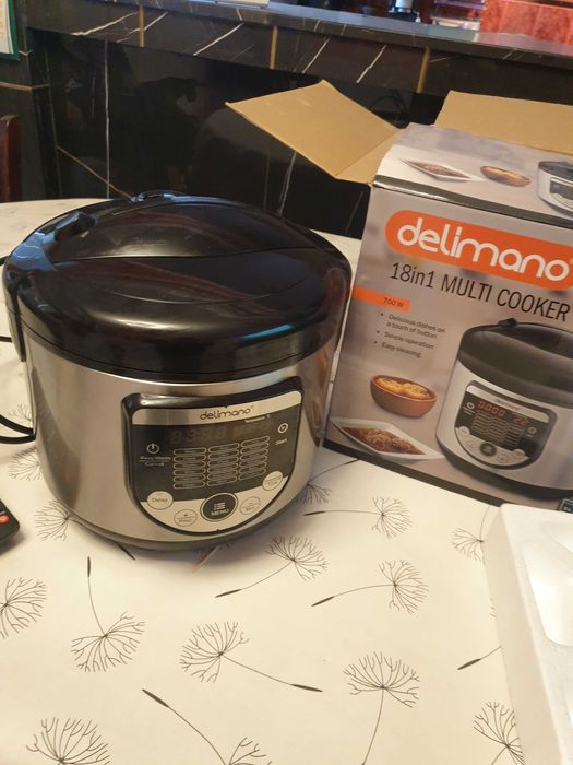 Delimano Multi Cooker 18in1 + подарък книжка гр. Монтана Изгрев • OLX.bg