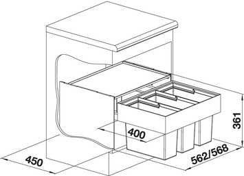 Cos gunoi BLANCO SELECT 60/3 Cluj-Napoca • OLX.ro