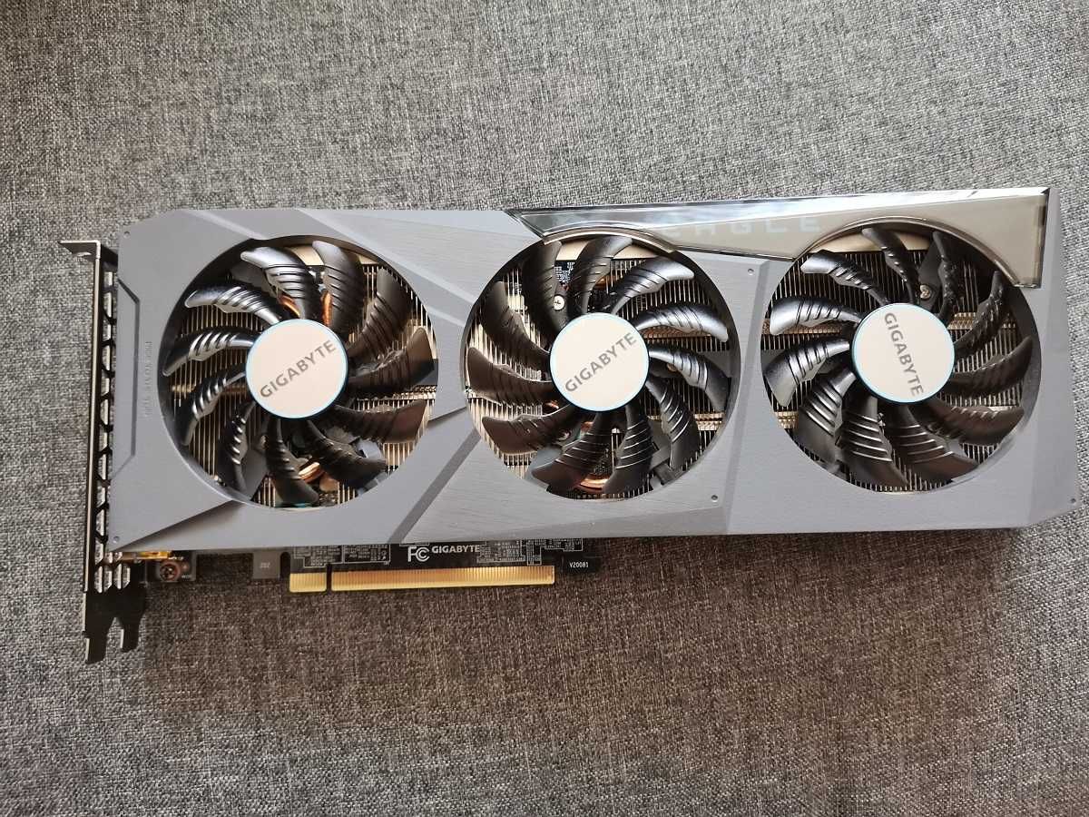Видео карта GIGABYTE GeForce RTX 3070 EAGLE OC, 8GB rev:2.0, гар.30м ...